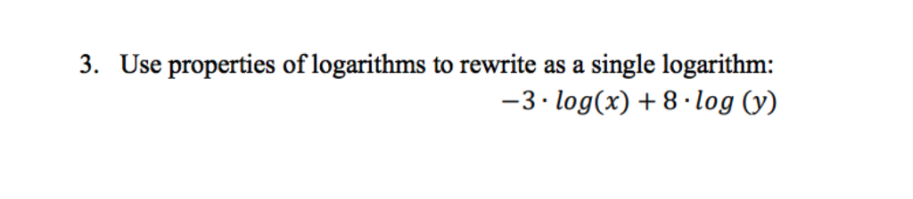 Solved Use properties of logarithms to rewrite as a single | Chegg.com