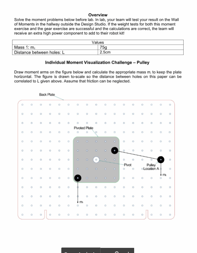 Solved Solve the moment problems below before lab. In lab, | Chegg.com