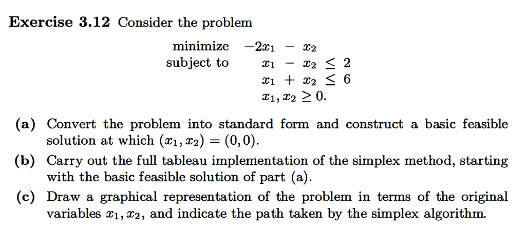 Solved Consider the problem minimize - 2x_1 - x_2 subject | Chegg.com