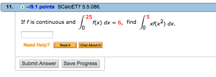 Solved If f is continuous on the intergal 0 to 25 of f(x) dx | Chegg.com