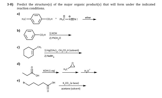 Solved 3-10) Propose a sequence of reactions to convert the | Chegg.com