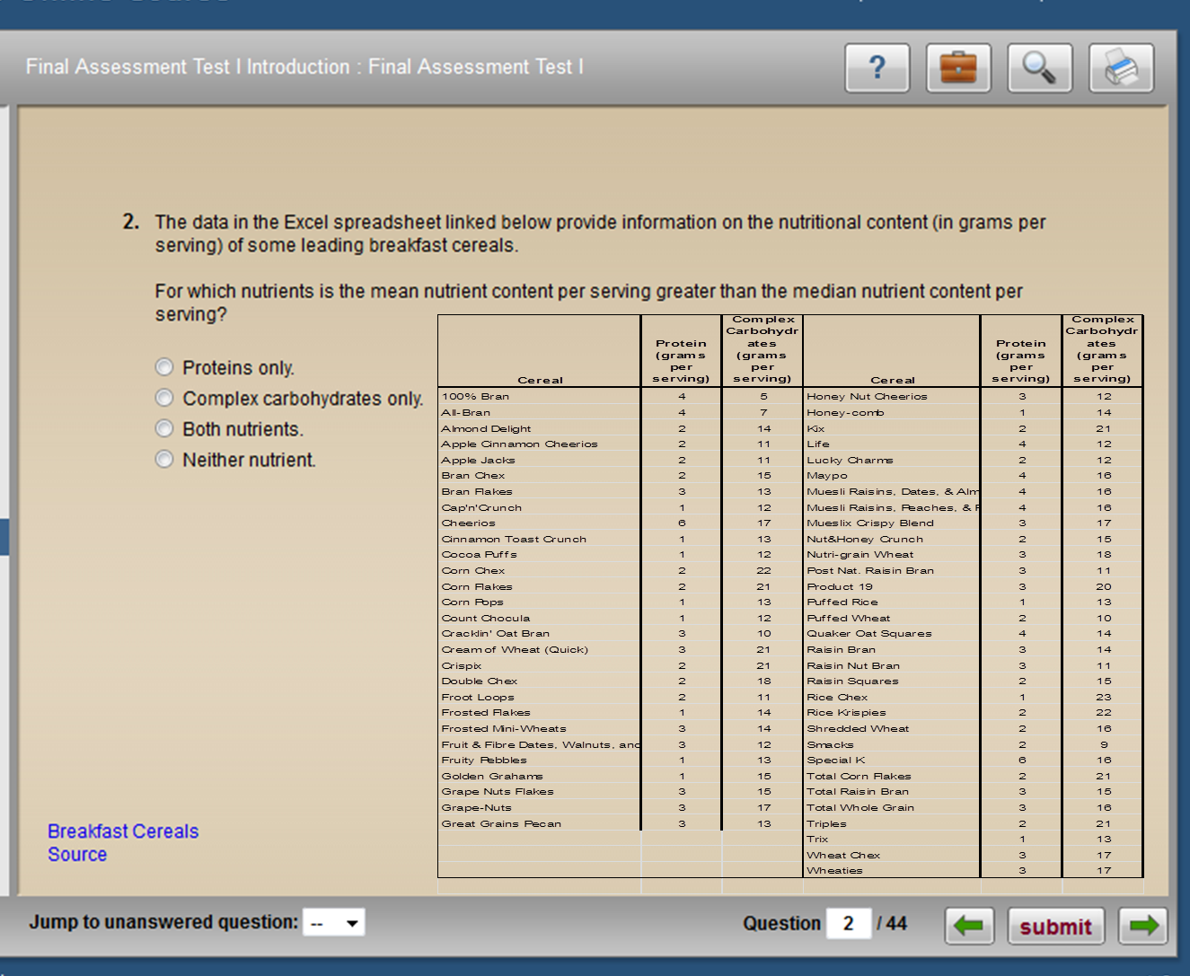 Solved The data in the Excel spreadsheet linked below | Chegg.com