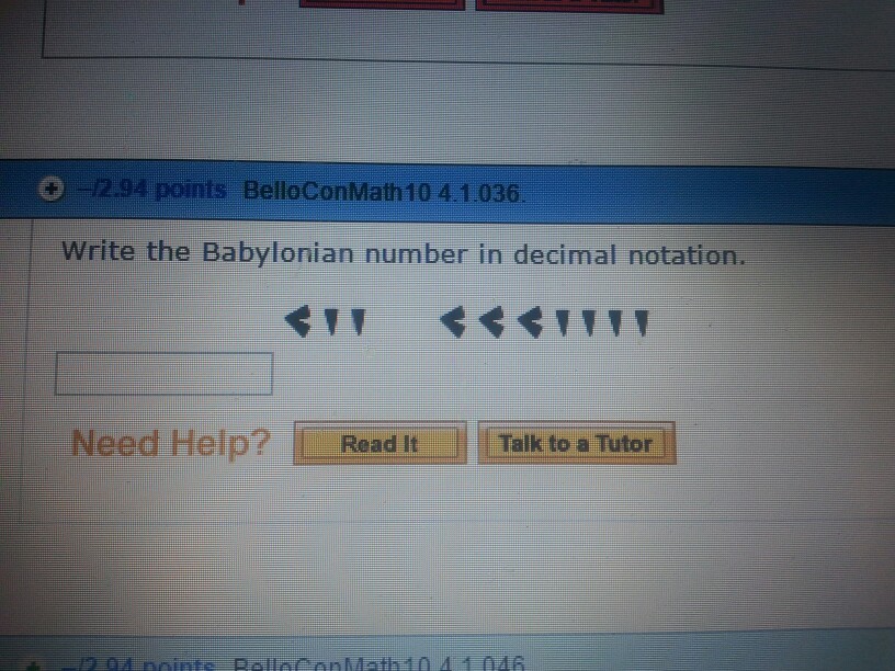 Solved Write the Babylonian number in decimal notation. | Chegg.com Solved Write the Babylonian number in decimal notation. | Chegg.com