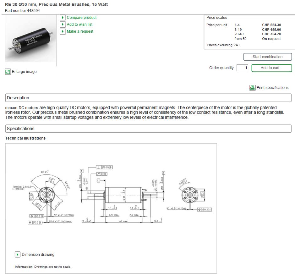Solved Problem 4. Consider the following model of a Maxon | Chegg.com