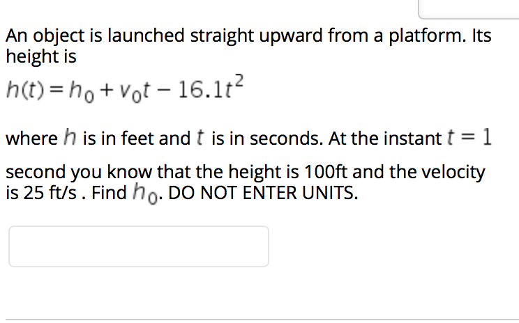 Solved An object is launched straight upward from a | Chegg.com