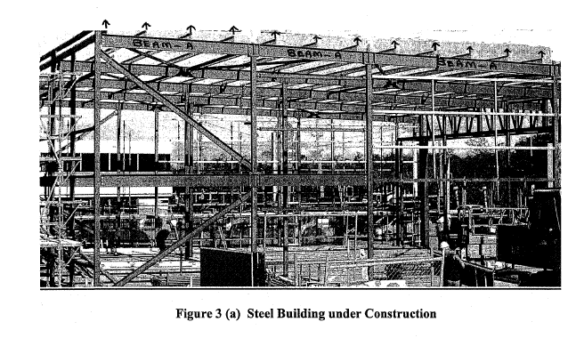 QUESTION3 Figure 3 (a) shows a steel building under | Chegg.com