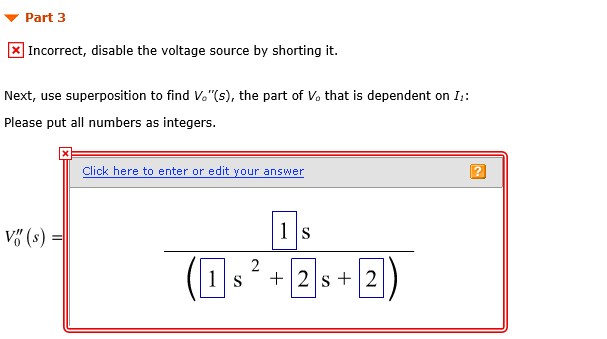 Solved Use superposition to find vo(t), t > 0, in the | Chegg.com
