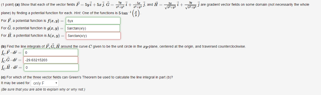 Solved Show that each of the vector fields F⃗ =5yi⃗ +5xj⃗ | Chegg.com