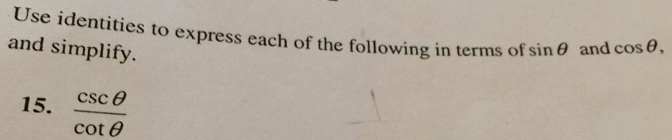 Use identities to express each of the following in | Chegg.com