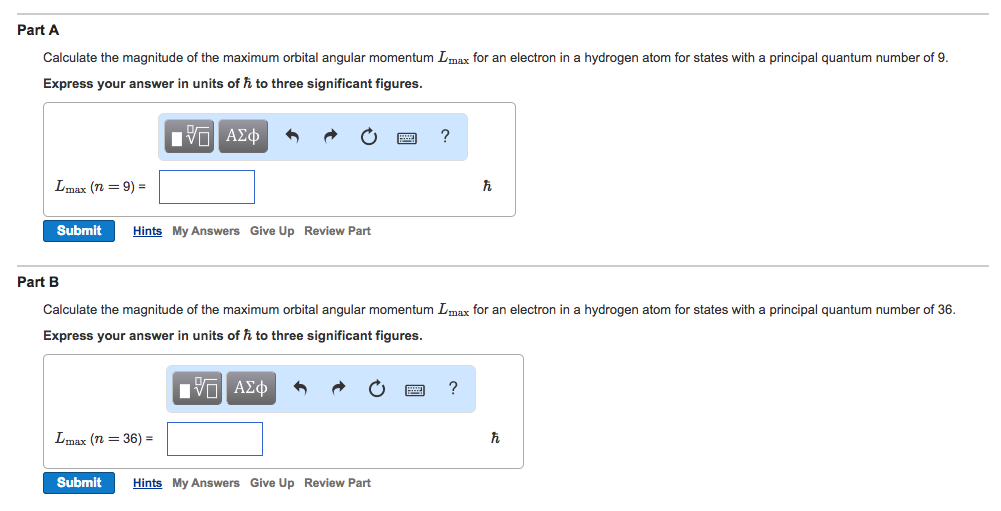 Solved Calculate The Magnitude Of The Maximum Orbital