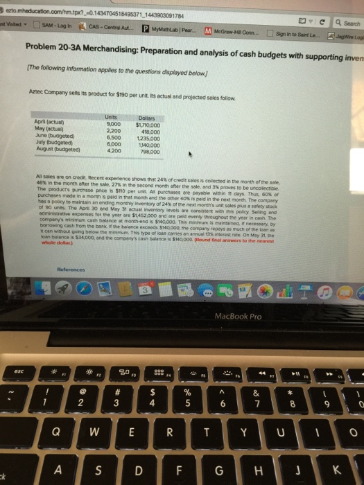 Solved 0.1434704518495371 1443903091784 Problem 20-3A | Chegg.com