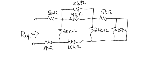 Solved Find Req for the circuit below. | Chegg.com