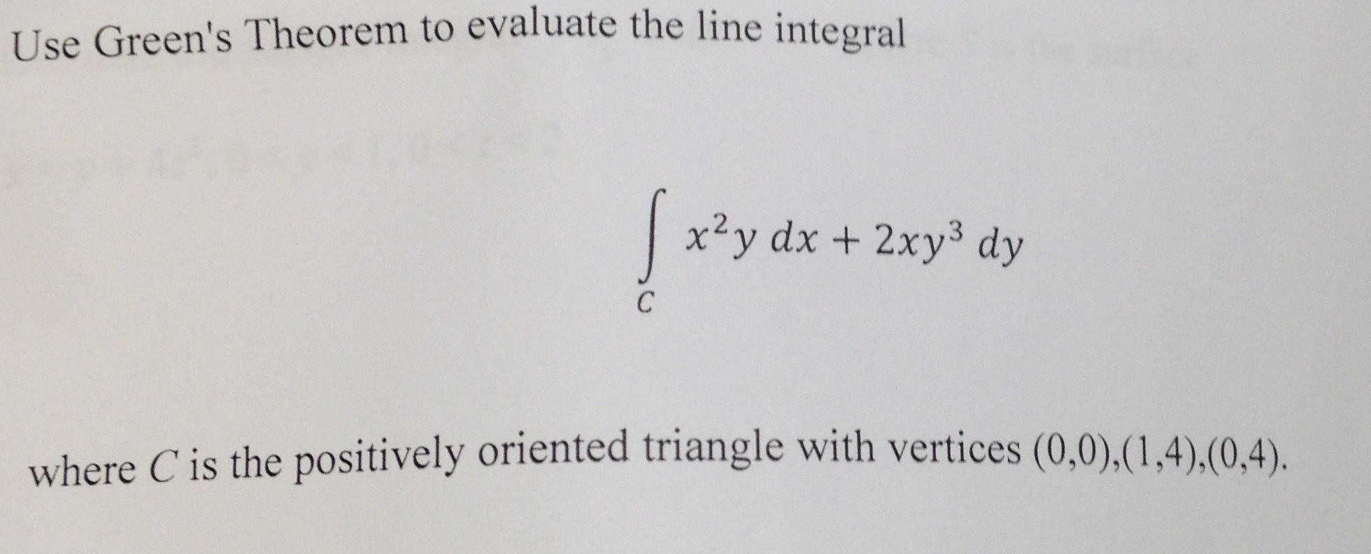 Solved Use Green's Theorem to evaluate the line integral | Chegg.com