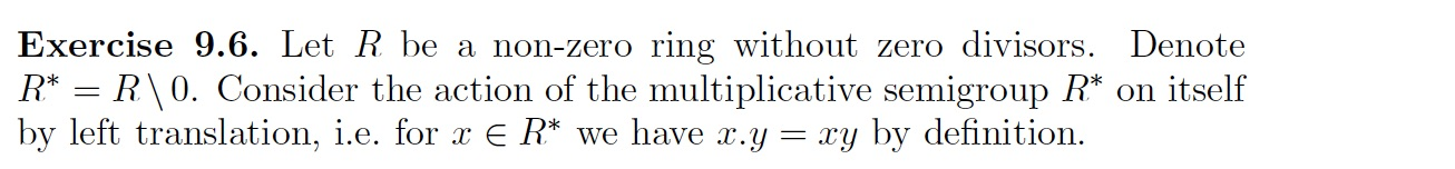 Solved Let R be a non-zero ring without zero divisors. | Chegg.com