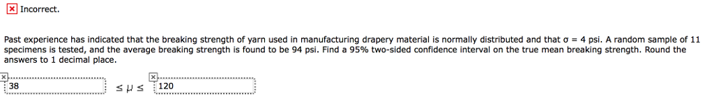 Solved Incorrect. Use Table V in Appendix A to determine the | Chegg.com