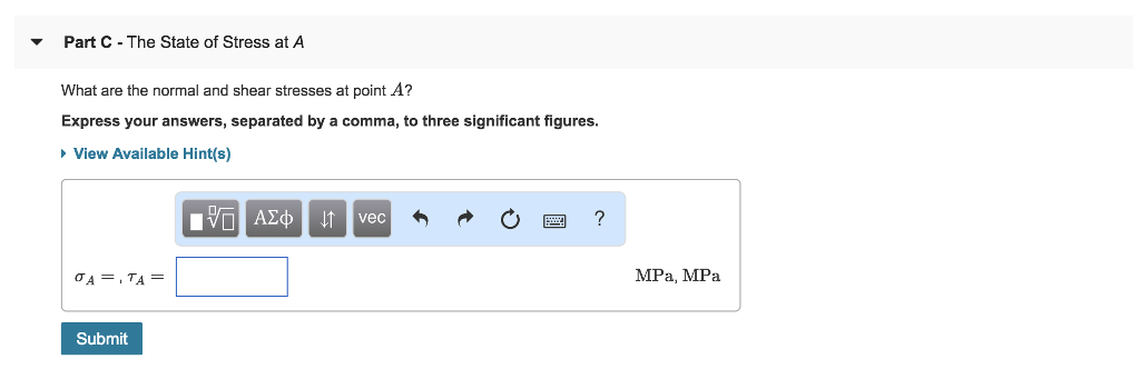 Solved Learning Goal: Part A-Support Reactions and Internal | Chegg.com
