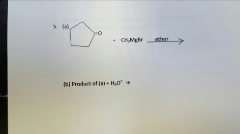 Solved Product of (a) + H_3O^rightarrow | Chegg.com