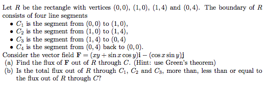 Solved Let R be the rectangle with vertices (0,0), (1,0), | Chegg.com