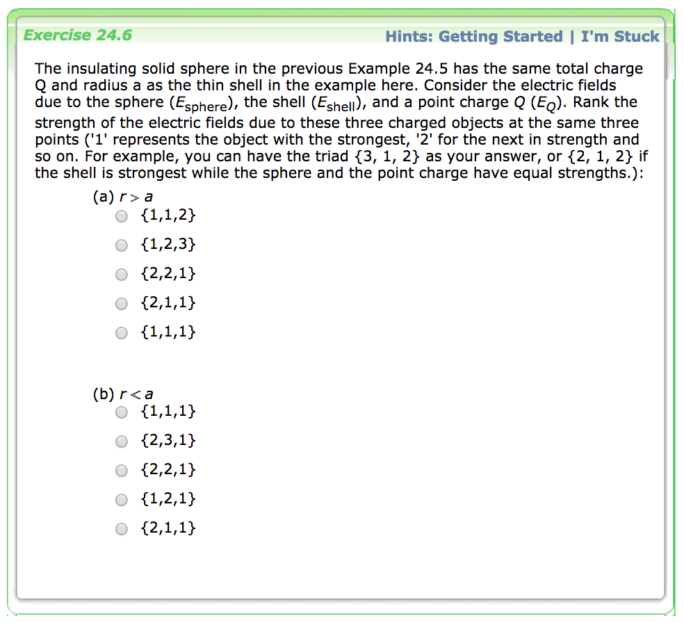 Solved Exercise 24.6 Hints: Getting Started | I'm Stuck The | Chegg.com