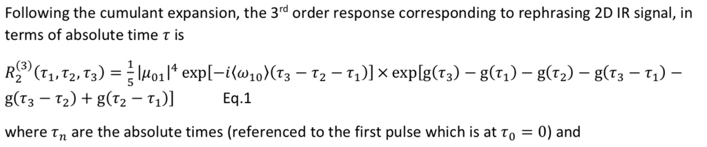 Following the cumulant expansion, the 3rd order | Chegg.com