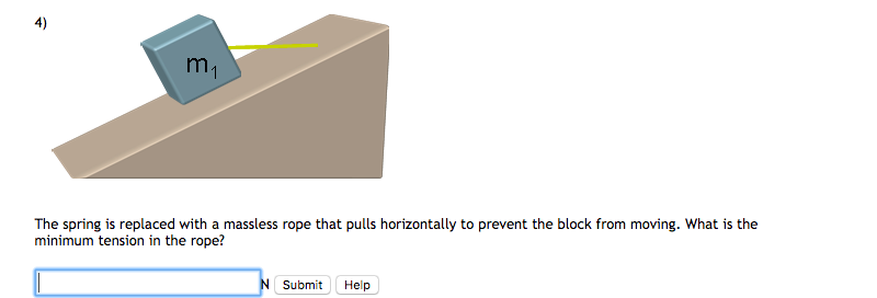 Solved A block with mass m1 = 8.7 kg is on an incline with | Chegg.com
