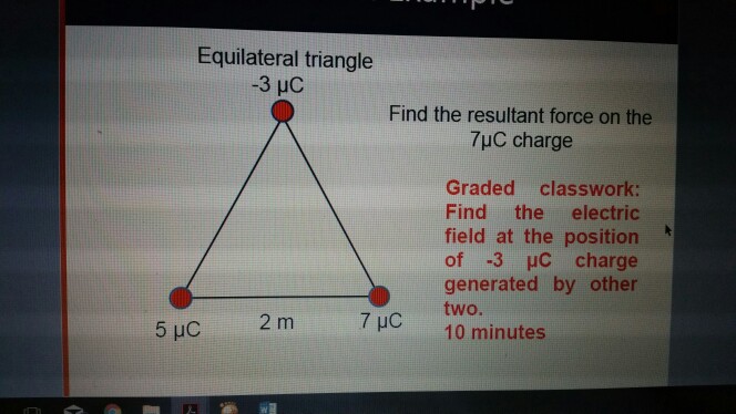 Solved Equilateral triangle Find the resultant force on the | Chegg.com