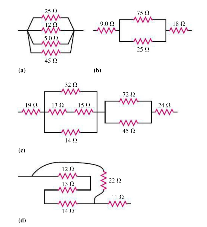 Solved Calculate the equivalent resistor for all the | Chegg.com