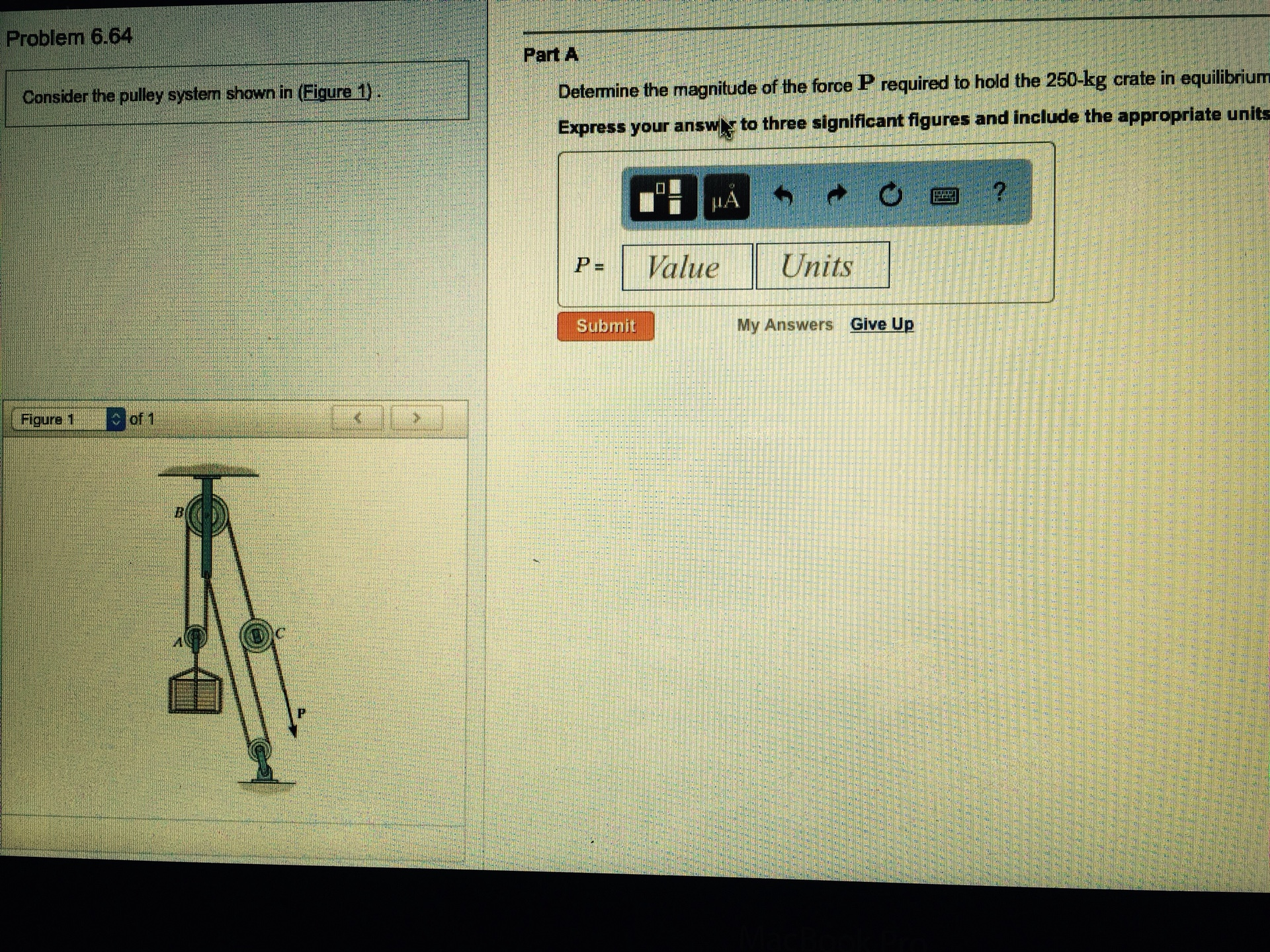 Solved Determine The Magnitude Of The Force P Required To