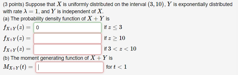 Solved Suppose that X is uniformly distributed on the | Chegg.com