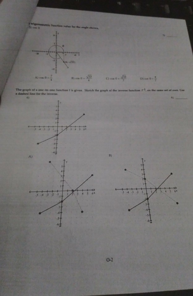 Solved The graph of a one-toone function t is given Sketch | Chegg.com