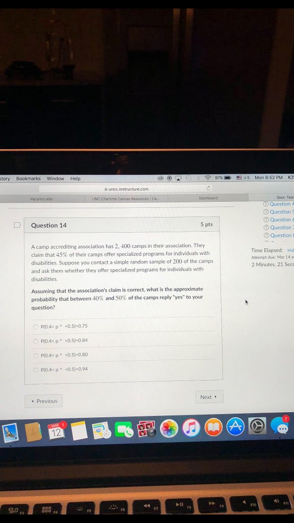 Solved Bookmarks Window Help 96% U.S. Mon 8: | Chegg.com
