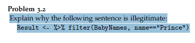 Solved Explain why the following sentence is illegitimate: | Chegg.com