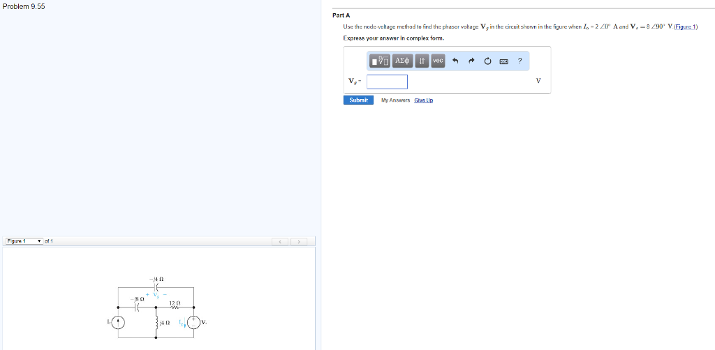 Solved Part A Use the node-voltage method to find the | Chegg.com