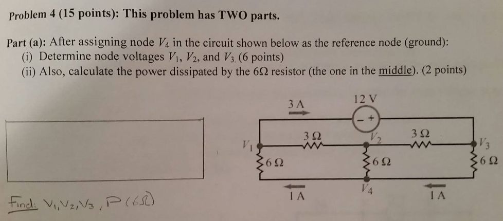 Solved After assigning node V4 in the circuit shown below as | Chegg.com Solved After assigning node V4 in the circuit shown below as | Chegg.com