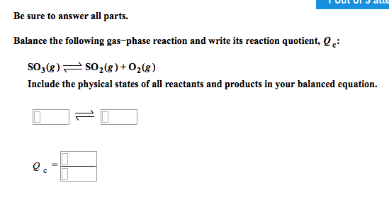Solved Be sure to answer all parts. Balance the following | Chegg.com