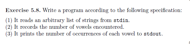 Solved Write a program according to the following | Chegg.com