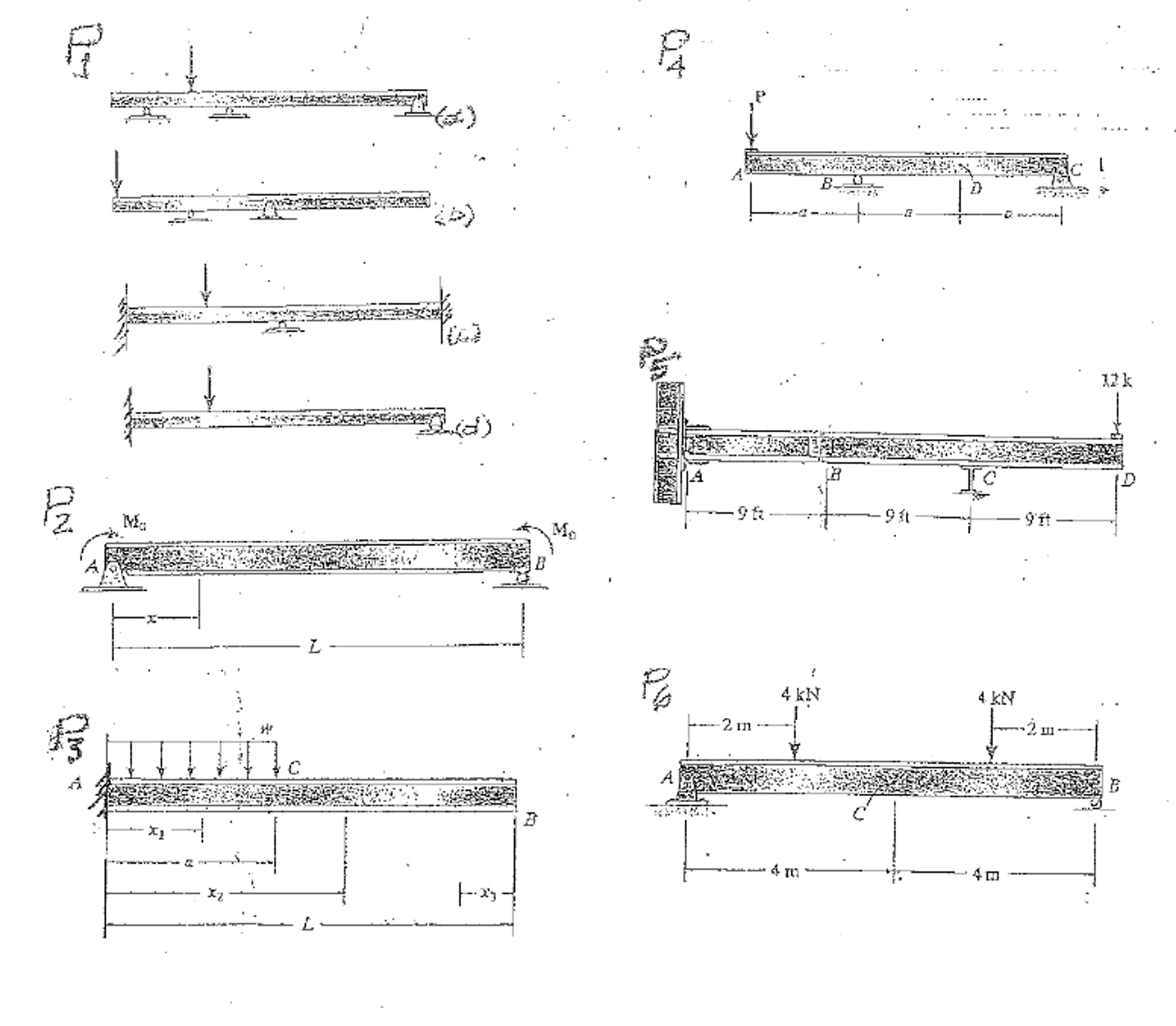 Solved Use superposition and available deflection table | Chegg.com