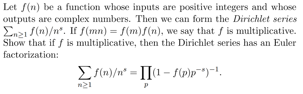 Solved Let f(n) be a function whose inputs are positive | Chegg.com