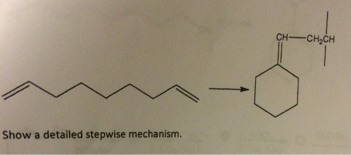 Solved Show a detailed stepwise mechanism. | Chegg.com Solved Show a detailed stepwise mechanism. | Chegg.com