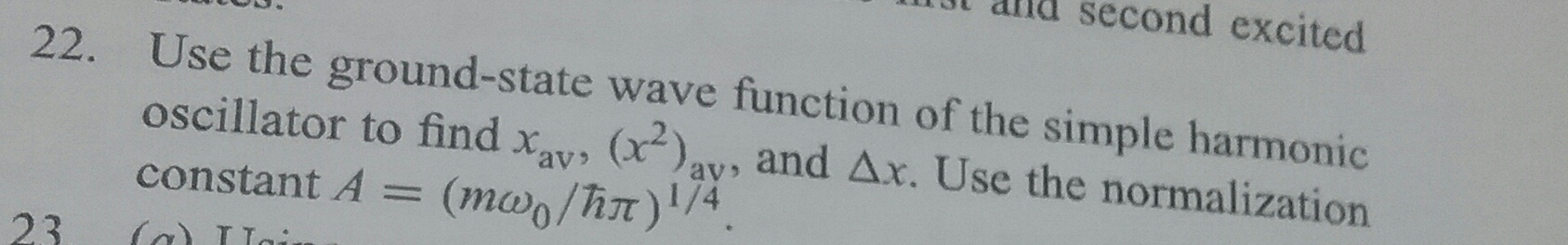 Solved Use The Ground State Wave Function Of The Simple