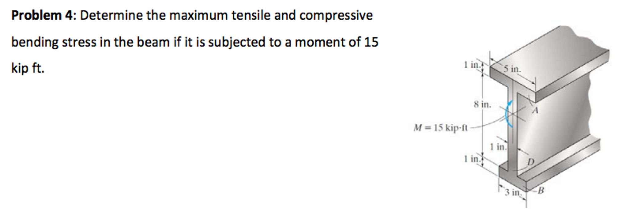 Solved Determine The Maximum Tensile And Compressive Bending