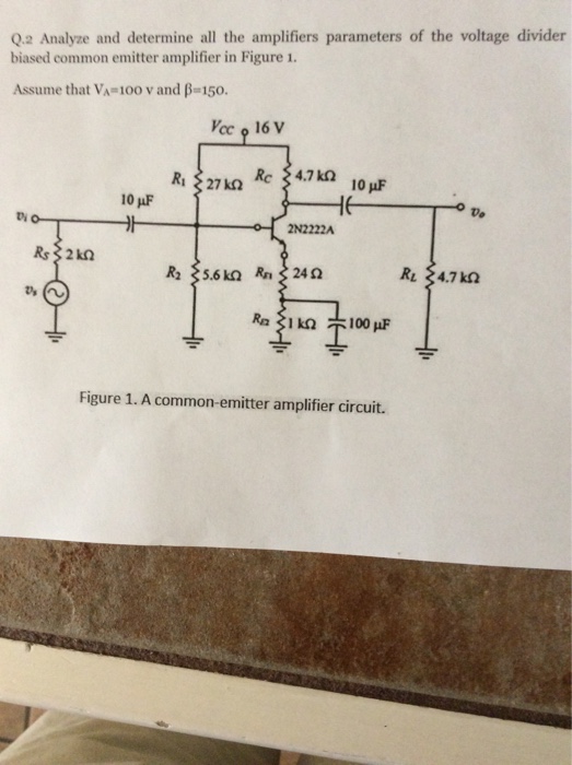 Solved Need you to calculate the input resistance, output | Chegg.com