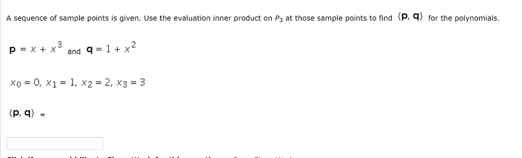 Solved A sequence of sample points is given. Use the | Chegg.com