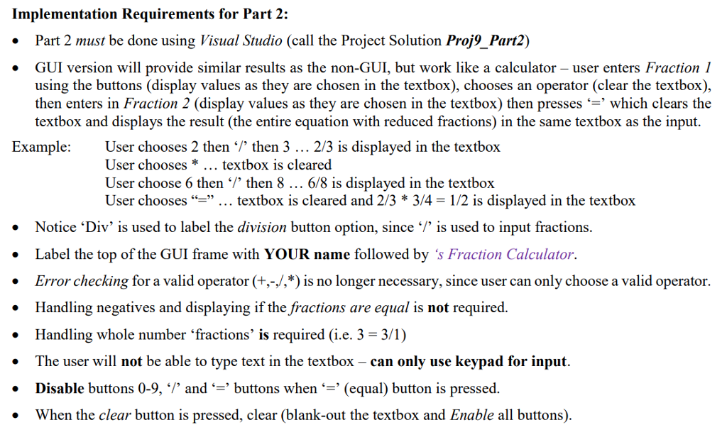 Solved Part 2 (30 pts): Using Visual Studio, create a GUI C# | Chegg.com