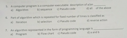 Solved A Computer Program Is A Computer Executable 0520