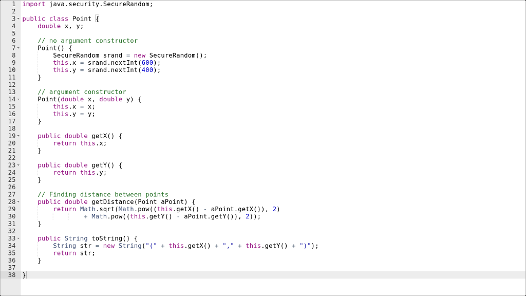 (Solved) - Create a new Java project and then create a new class called ...
