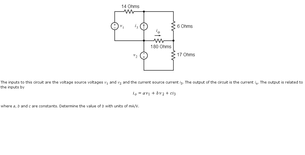 Solved The Inputs To This Circuit Are The Voltage Source Chegg solved-the-inputs-to-this-circuit-are-the-voltage-source-chegg