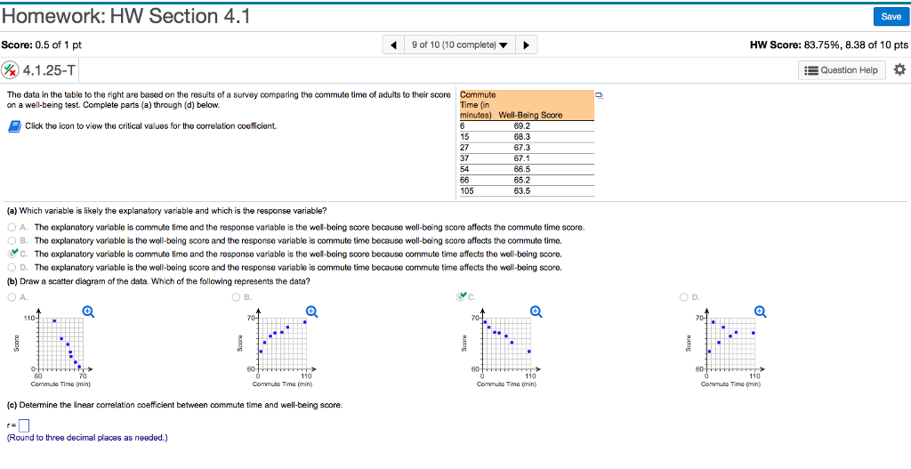 Solved Homework Hw Section 4 1 Save Score 0 5 Of 1 Pt 9 Of