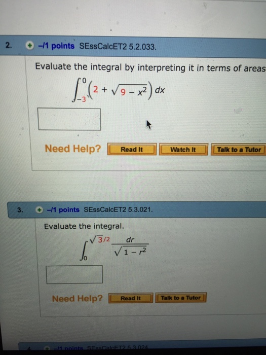 Solved Evaluate the integral by interpreting it in terms of | Chegg.com Solved Evaluate the integral by interpreting it in terms of | Chegg.com