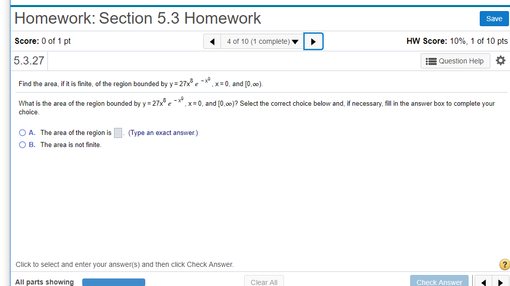 Solved Homework Section 5 3 Homework Score 0 Of 1 Pt 5 3 7